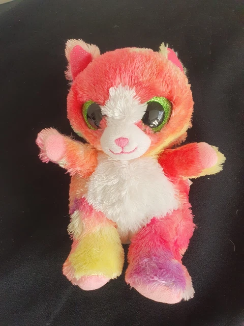 KEEL TOYS ANIMOTSU Rainbow cat Plush Soft Toy 6” VGC. £0.99 - PicClick UK