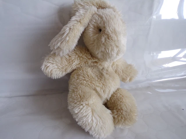 JELLYCAT SQUIDGY BUNNY rabbit cream Rare vintage Retired comfort plush ...