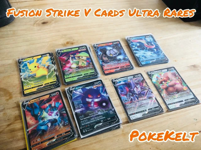 POKEMON CARDS TCG Fusion Strike Single Trading Cards V/Ultra Rares N/M ...