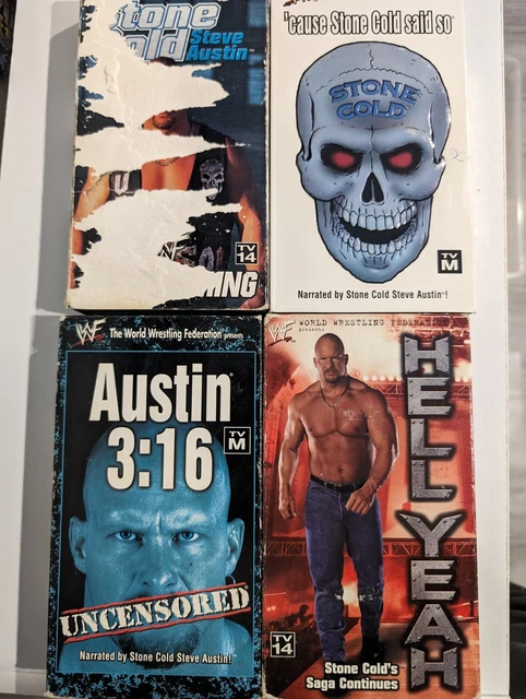 WWF STONE COLD Steve Austin VHS Lot $17.50 - PicClick CA