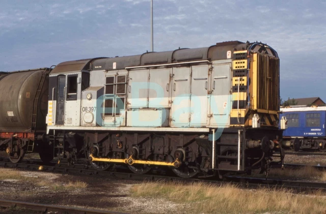 35MM RAILWAY SLIDE of Class 08 08397 @ Wigan Springs Branch Copyright ...