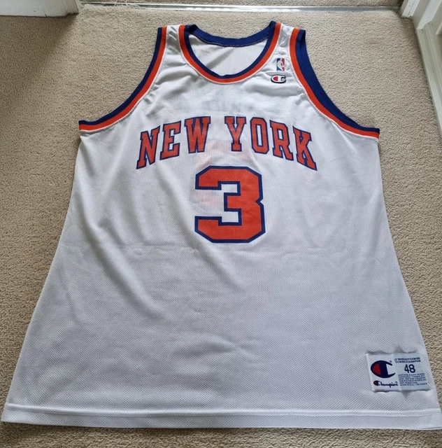 MAGLIETTA JOHN STARKS bianca NBA New York Knicks 48 grande. Home ...