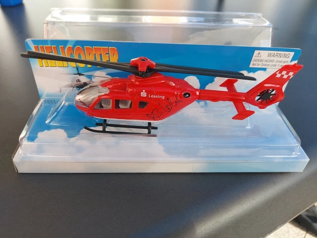 HUBSCHRAUBER MIT AUTOGRAMM Bergretter Robert Lohr Bzw. Michael DÖRFLER ...
