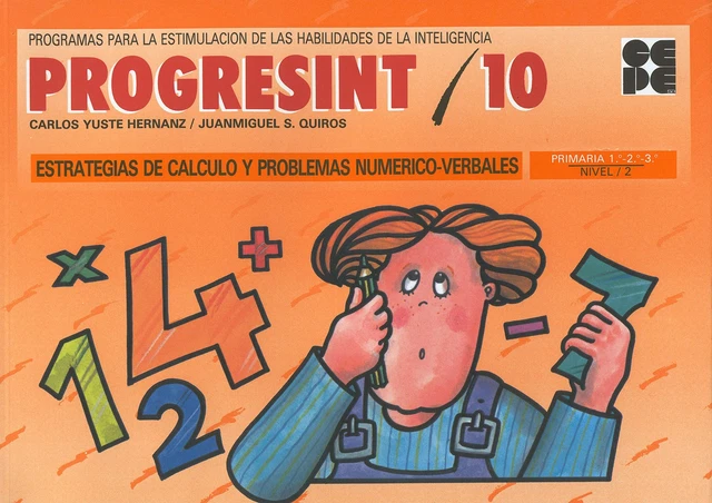 PROGRESINT 10. ESTRATEGIAS de Cálculo y Problemas Numérico-Verbales ...