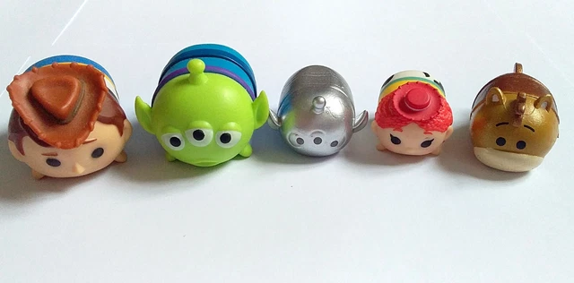 DISNEY PIXAR TSUM Tsum Zuru - Toy Story Figures + Silver Alien - VGC £ ...