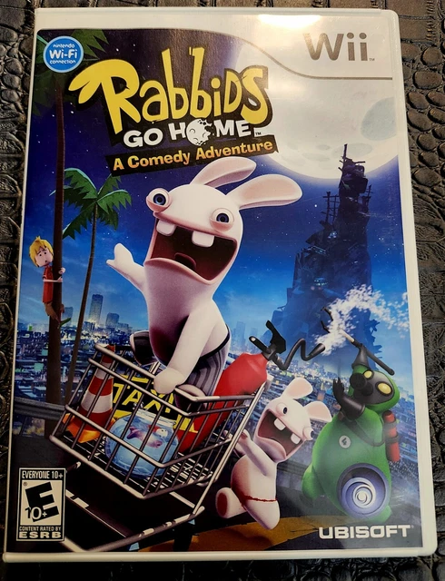RABBIDS GO HOME (Nintendo Wii, 2009) Rated E- Ubisoft Video Game £14.10 ...