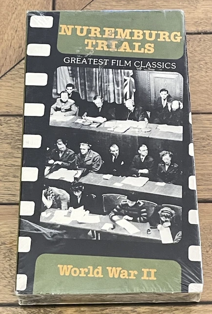 WORLD WAR II 2 Nuremberg Trials VHS NEW SEALED Great Film Classics £4. ...