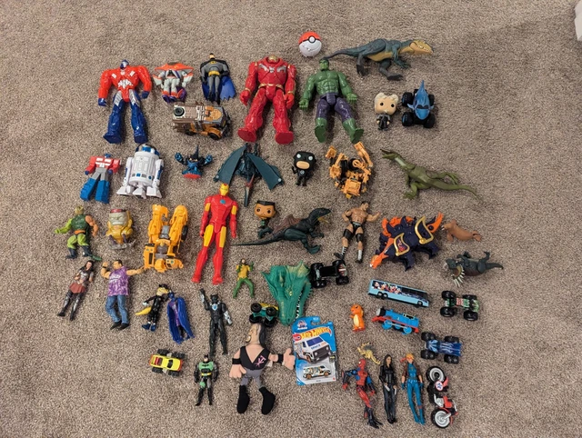 LOT OF MIXED Action Figures Different Variety Of Figures $89.94 ...