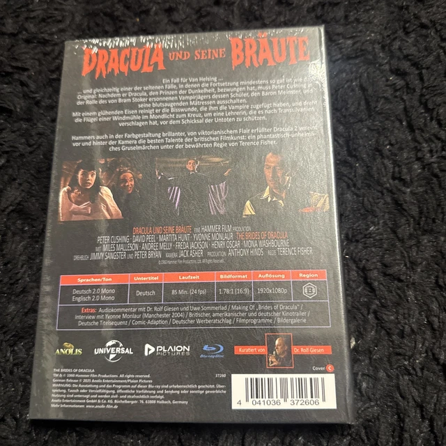 MEDIABOOK VON ANOLIS Limited Edition ((DRACULA UND SEINE BRÄUTE BLU-RAY ...