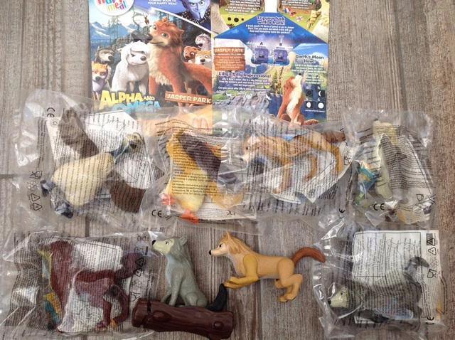 MCDONALDS ALPHA AND & Omega Figures Complete Full Set New Packets Toys ...