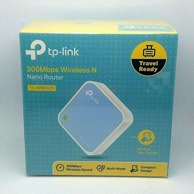 TP-LINK TL WR802N portable 300 Mbps Sans Fil N Nano Routeur Wan EUR 39,90 - PicClick FR