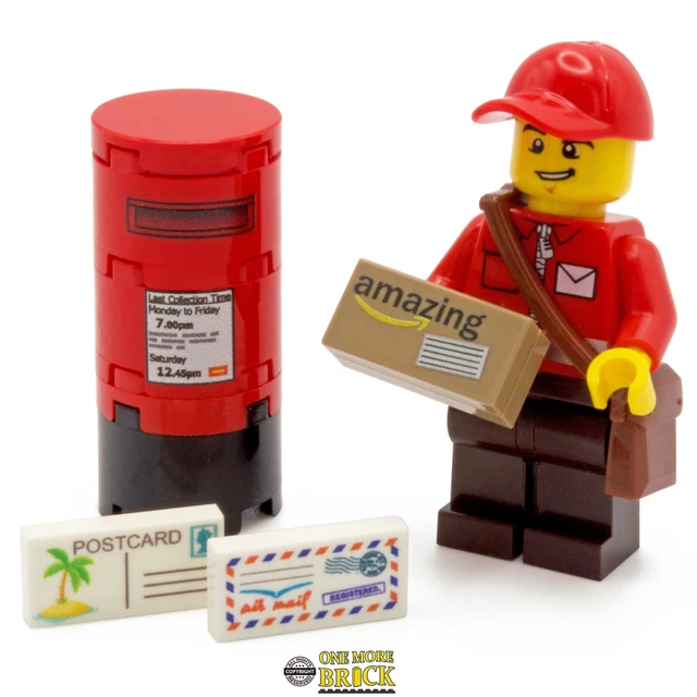 POSTMAN FIGURE | Post box Letter/Envelopes | Mailbag/Sack | Genuine ...
