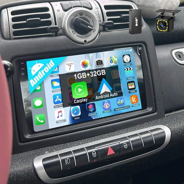 DAB+ ANDROID 14 Autoradio KAM Für Smart Fortwo 451 05-10 Apple Carplay GPS 1+32G EUR 137,99 ...