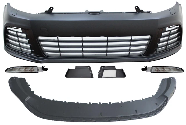 VOLKSWAGEN GOLF 6 Gti Gtd Front Bumper R20 Headlight Washers Grilles ...