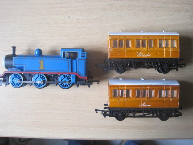 HORNBY THOMAS THE Tank Engine With Annie and Clarabel plus a similar ...