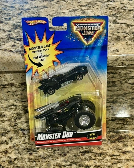 HOT WHEELS MONSTER Jam DUO Batman Batmobile Truck nuovo con scatola EUR ...