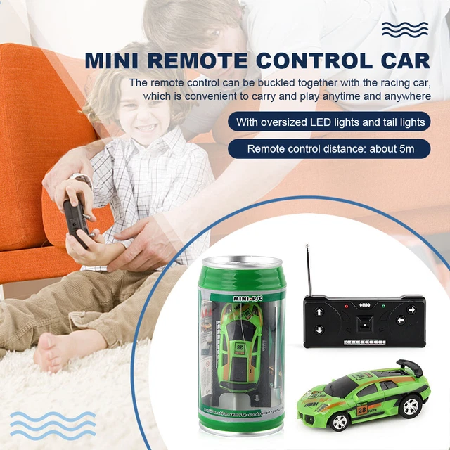 COKE CAN MINI Cans RC Car Battery Operated RC Racing Car Car Model for ...