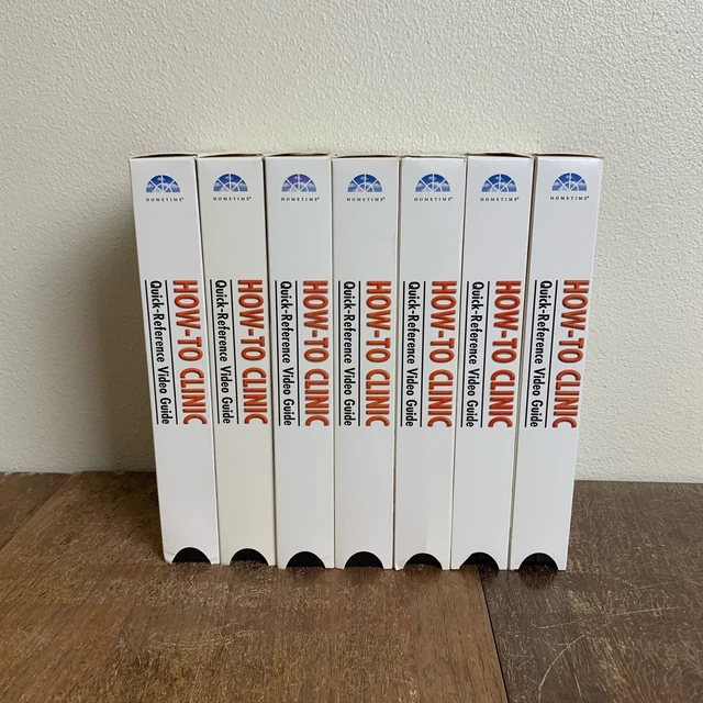 VINTAGE 90S HOMETIME How-To Clinic VHS Set of 7 Dean Johnson Robin ...