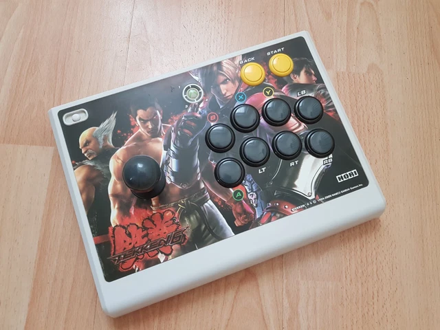 TEKKEN 6 HORI Arcade Stick Xbox 360 Fighting Controller Rare Good Clean ...