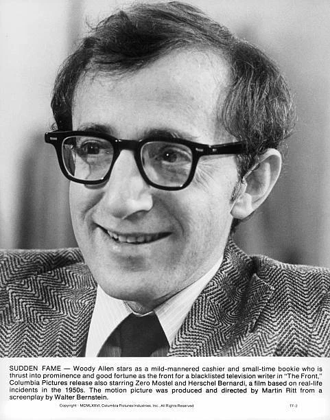 WOODY ALLEN STARES At Herschel Bernardi In Film The Front 1976 Old ...
