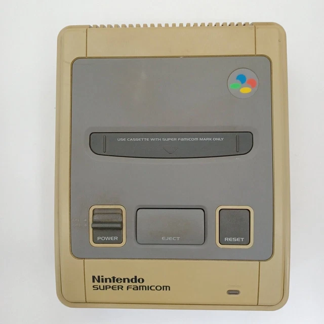 NINTENDO SUPER FAMICOM SFC SHVC-001 Console NTSC-J Japan Import Tested ...