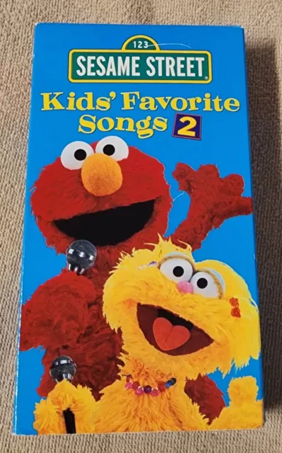 SESAME STREET KIDS Favorite Songs 2 VHS Video Tape 2001 Jim Henson ...