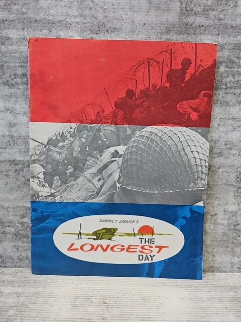 MOVIE / THEATER program for Darryl F. Zanuck's The Longest Day, 1962 ...