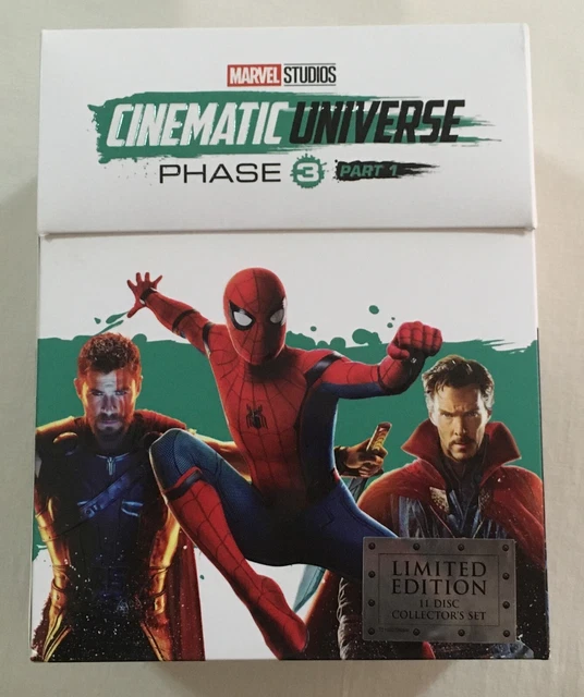 MARVEL STUDIOS CINEMATIC Universe Phase 3 Part 1 MCU - 11-Disc Blu-Ray/DVD | VGC $44.00 ...