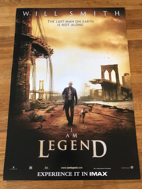MOVIE POSTER I am Legend 420mm x 594mm (A2) £3.99 - PicClick UK