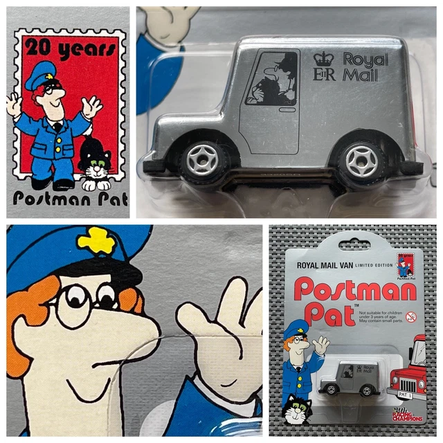 POSTMAN PAT ROYAL Mail Van - Limited Edition Silver 20 Year Anniversary ...