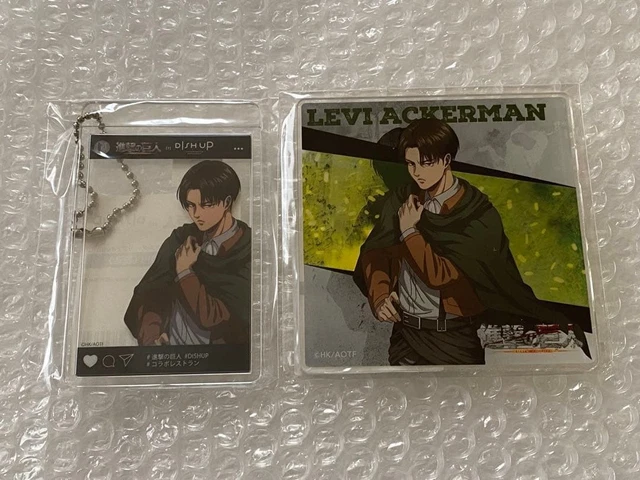 ATTACK TITAN DISH Frame Key ChaAcrylic Coaster Levi F5 EUR 67,66 ...