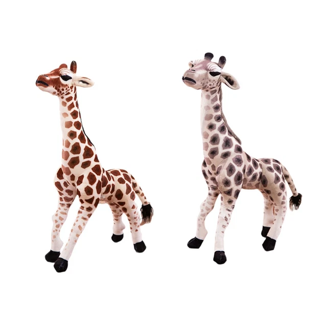PLUSH GIRAFFE, STANDING Giraffe Toy, Soft, 90cm, Cartoon, Hugging ...