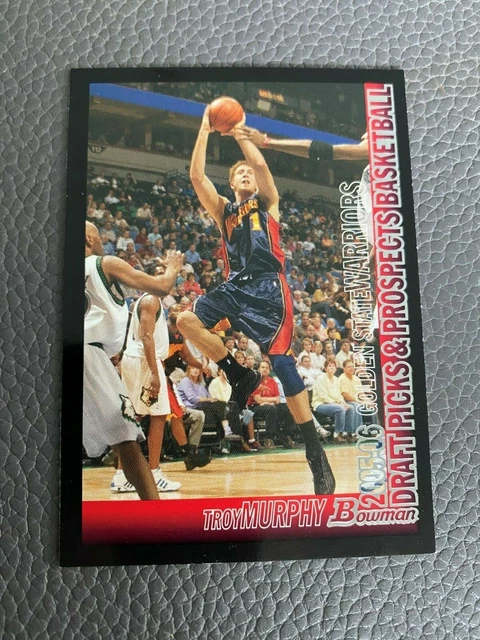 2005-06 BOWMAN DRAFT Picks Black Border #52 Troy Murphy Warriors EUR 1 ...