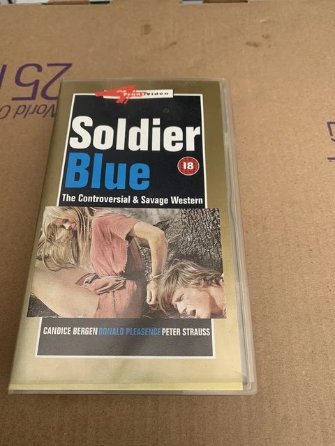 SOLDIER BLUE VHS controversial Western R18 £0.99 - PicClick UK