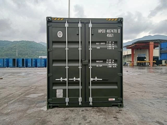 40ft High Cube New Single Trip Shipping Containers Green Ral6007 £3 850 00 Picclick Uk