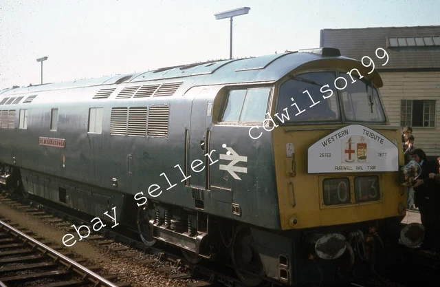 35MM BRITISH RAILWAY Slide - BR Class 52 D1013 'Western Ranger' 1977 [E999] £1.50 - PicClick UK
