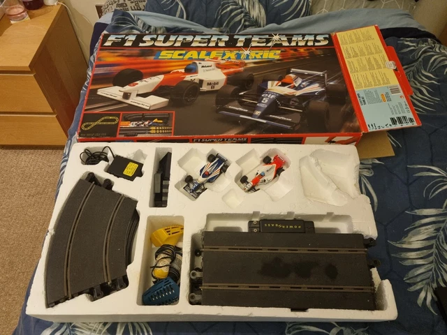 SCALEXTRIC F1 SUPER Teams Set – Original Box & Working Condition £28.95 ...
