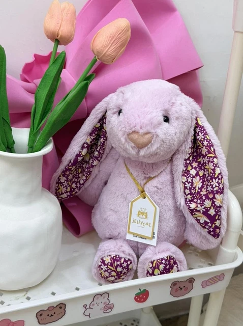 JELLYCAT GOLD LABEL Purple Rabbit with Dust Bag Height 31cm NEW £18.28 ...