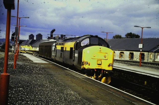 ORIG 35MM COL/SLIDE Class 37 37263 Newton Abbot 5/10/1993 +Copyright £2 ...