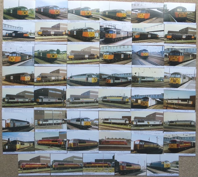 50 ORIGINAL PHOTOS Class 56 Diesel Locomotives inc EWS & TRANSRAIL ...