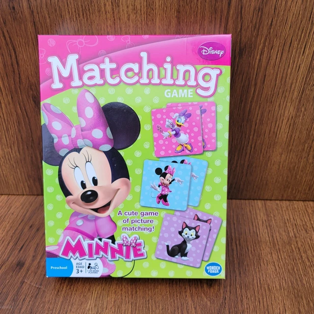 DISNEY JUNIOR MINNIE Mouse Matching Memory Game - Missing ONE Card £7. ...