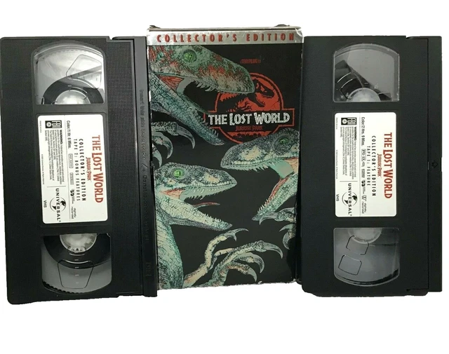 JURASSIC PARK THE Lost World VHS Video Tape Collectors Edition 2 Tape Set (D) £8.88 - PicClick UK