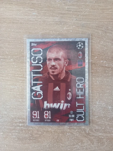 MATCH ATTAX 2023/2024 Gattuso AC Milan Cult Hero Mint New & Rare Foil ...