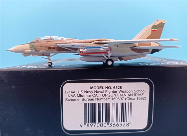 HOGAN WINGS 1:200 Grumman F-14A Tomcat, USN, "Top Gun" IRIAF LIF6528 ...