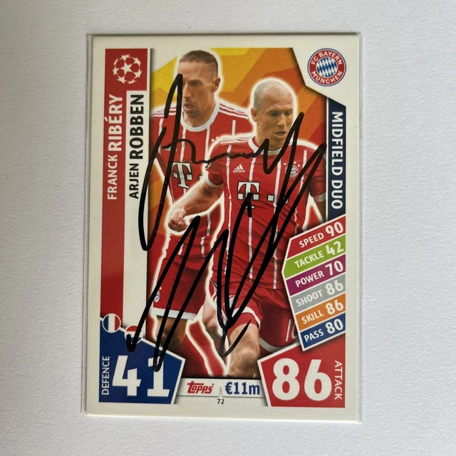BAYERN MUNICH DUAL Auto Card Robert/Robben £8.20 - PicClick UK