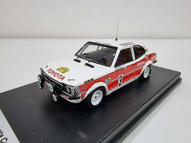 TROFEU TOYOTA COROLLA Levin Swedish Rally 1977 H.Mikkola/A.Hertz 1/43 # ...