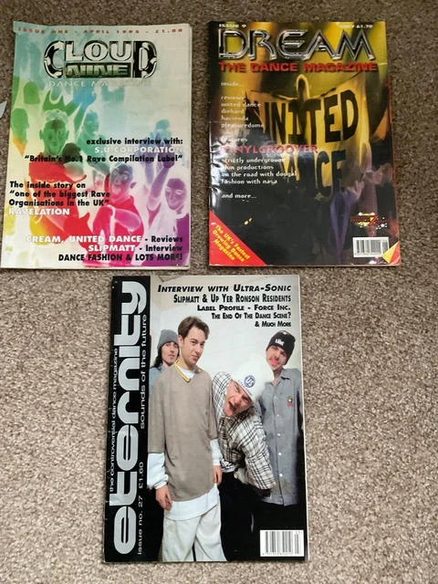 OLD RAVE MAGAZINES Memorabilia -Dream-Eternity And Cloud Nine £5.92 ...