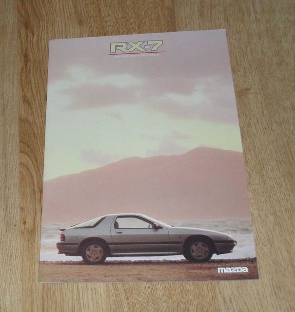 MAZDA RX-7 MK2 Brochure 1986 - RX7 £9.75 - PicClick UK