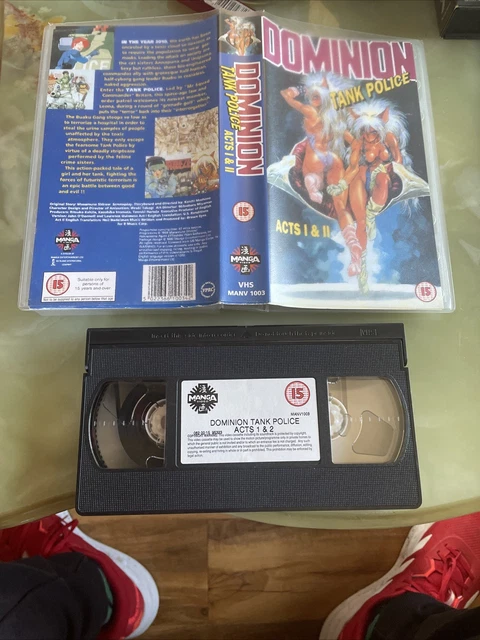 DOMINION TANK POLICE Acts 1,2,3,4 Vhs Tapes Rare Manga £26.72 - PicClick UK