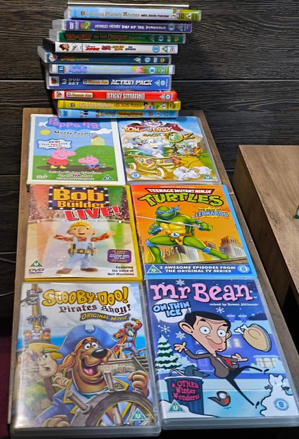 KIDS AGE 3-7 DVD Bundle | 16 DVDs | Scooby Doo | Peppa Pig | Tom Jerry ...